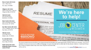 Workforce Resource FSET – serving West Central and Northern Wisconsin